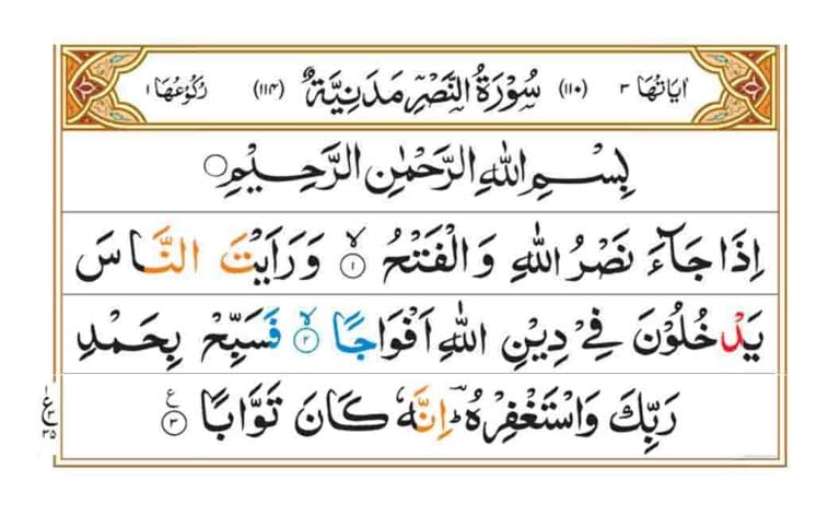 Surah Al Nasr - Faiz e Islam