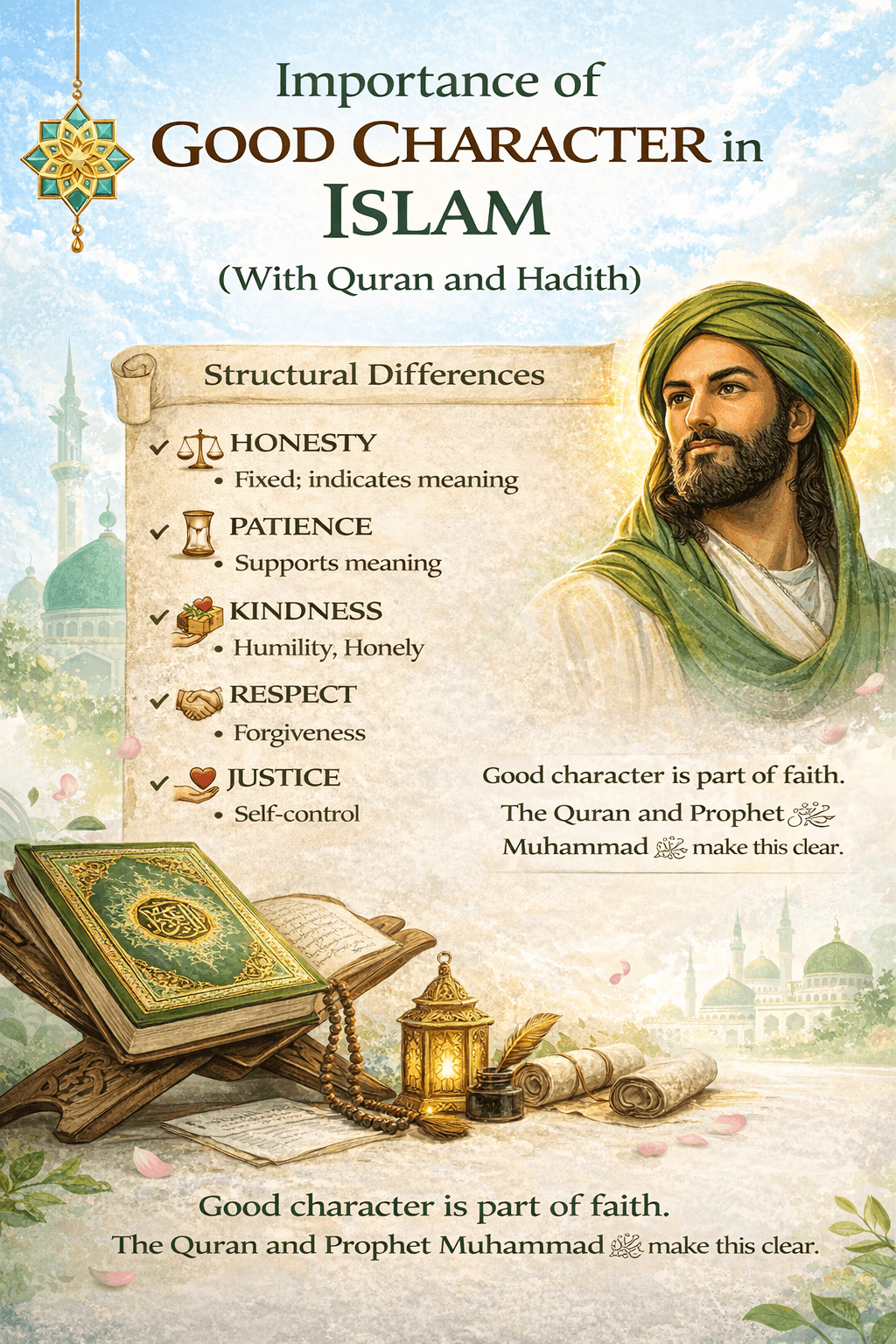 Importance of Good Character in Islam | Quran and Hadith Guide